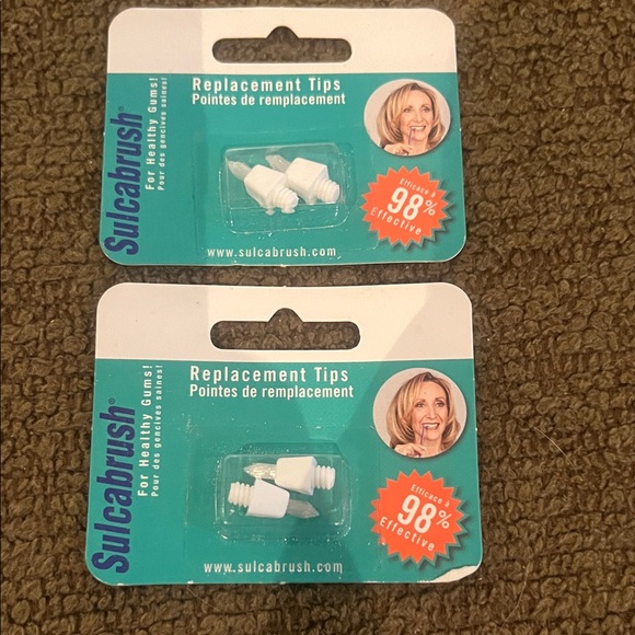 Sulcabrush | Other | Brand New Sulcabrush Replacement Tips 2 Per Pack ...